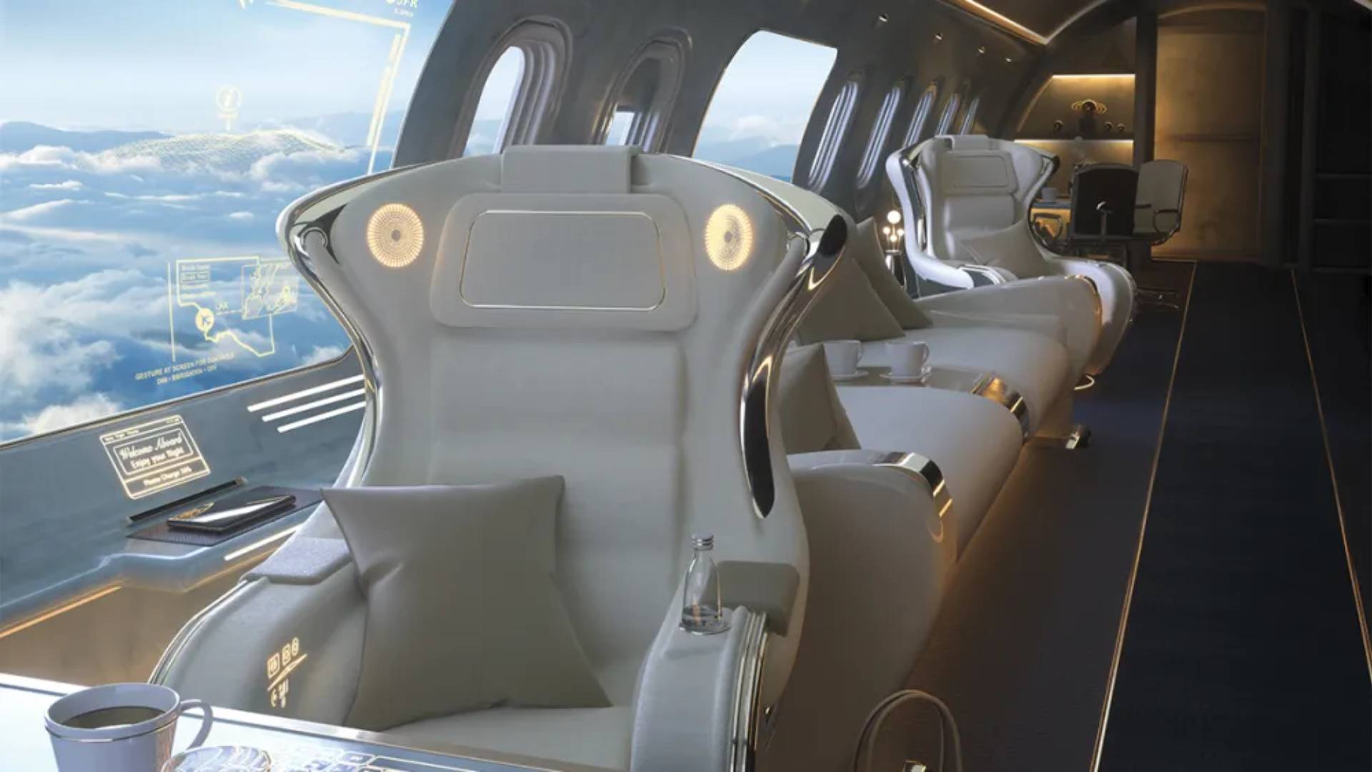 Cabine dei jet privati, come saranno domani | Robb Report Italia